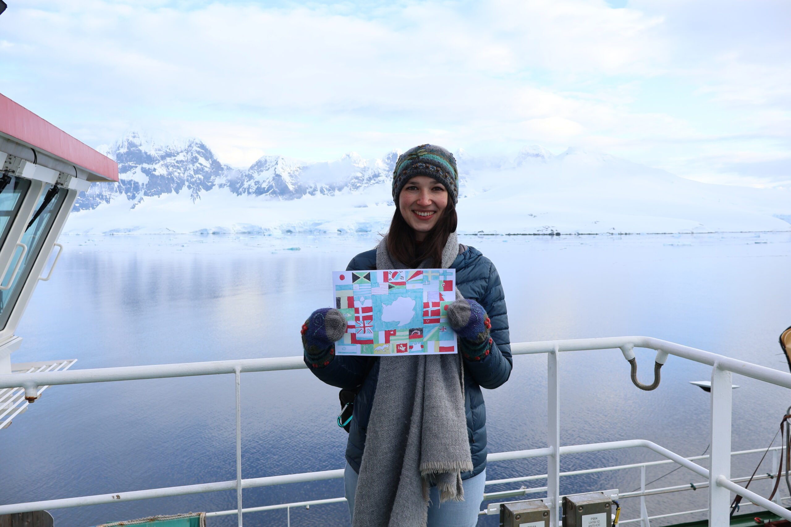 Celebrating peace and exploration: Walton Academy's Antarctic flag ...